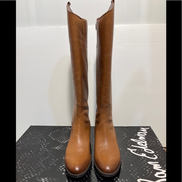 Sam Edelman | Shoes | Sam Edelman Penny Whiskey Leather Equestrian Zip ...